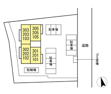 アンソレイユ宮ノ上 賃貸アパート 3階 303号室 1LDKの物件詳細 | いい部屋ネットの大東建託パートナーズ