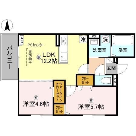 CASA上初音 賃貸アパート 3階 301号室 2LDKの物件詳細 | いい部屋ネットの大東建託パートナーズ