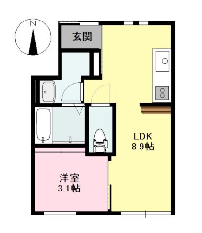 フルスタⅡ 賃貸アパート 1階 101号室 1LDKの物件詳細 | いい部屋ネットの大東建託リーシング