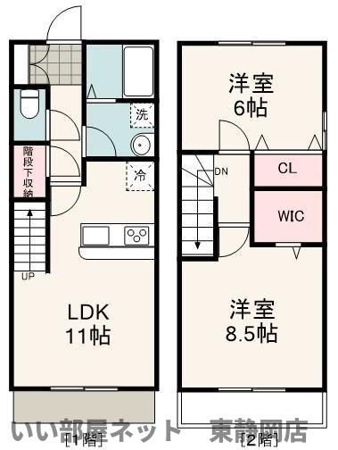ソレアード堀込S 賃貸アパート 1-2階 103号室 2LDKの物件詳細 | いい部屋ネットの大東建託リーシング