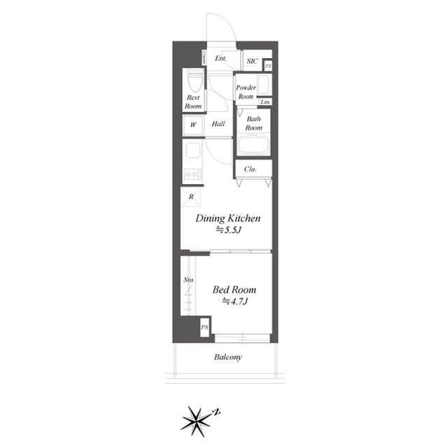 ブランシエスタ品川大井町パークエッジ 賃貸マンション 4階 405号室 1DKの物件詳細 | いい部屋ネットの大東建託パートナーズ