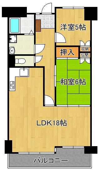山内ヴィラージュ鷹の巣 903号室 賃貸マンション 9階 2LDKの物件詳細 | いい部屋ネットの大東建託パートナーズ